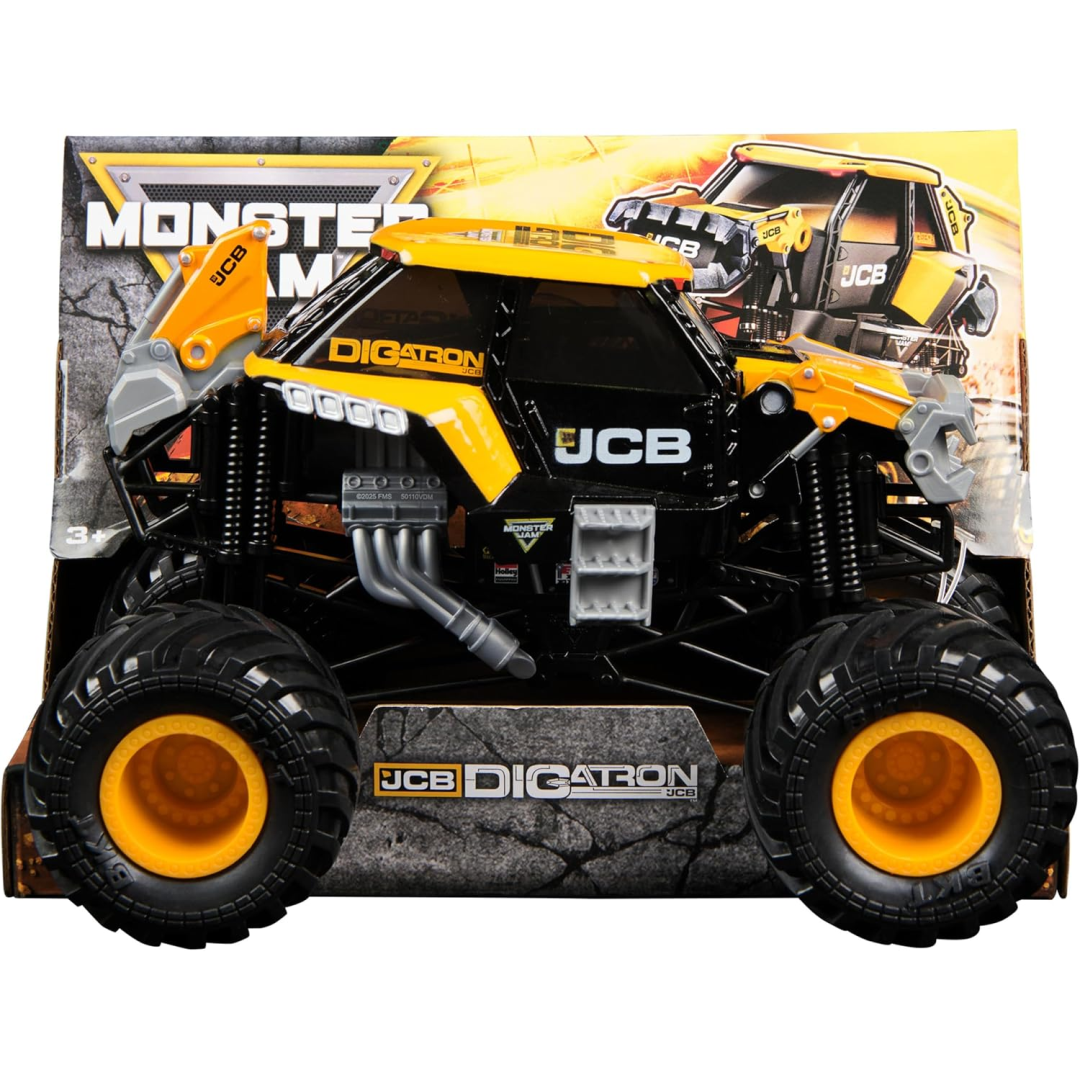 Monster Jam JCB Digatron Monster Truck Die-Cast 1:24 Scale – Maqio