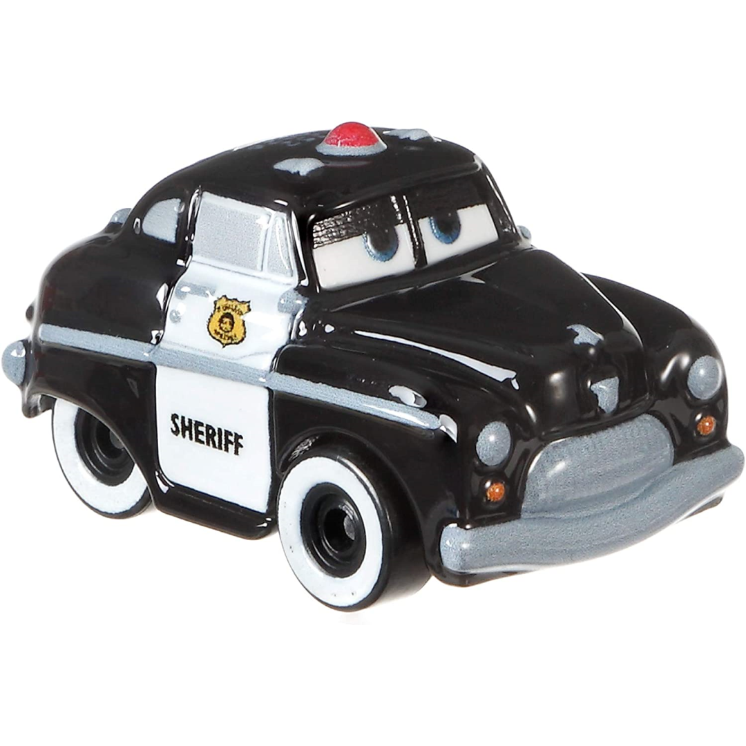 Disney Pixar Cars Mini Racers APB Sheriff and Officer Lightning McQuee ...