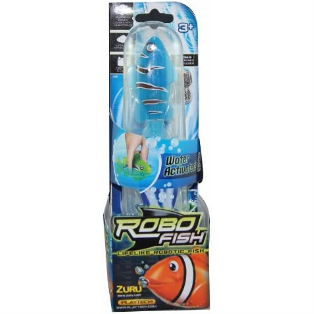 Zuru Robo Fish Water Activated Electronic Pet - Blue Clown Fish – Maqio