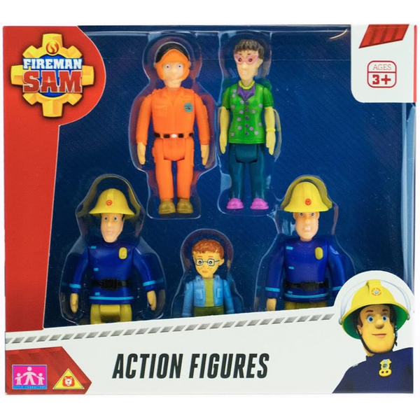 Fireman Sam Action Figures 5-Pack Scaled Play – Maqio