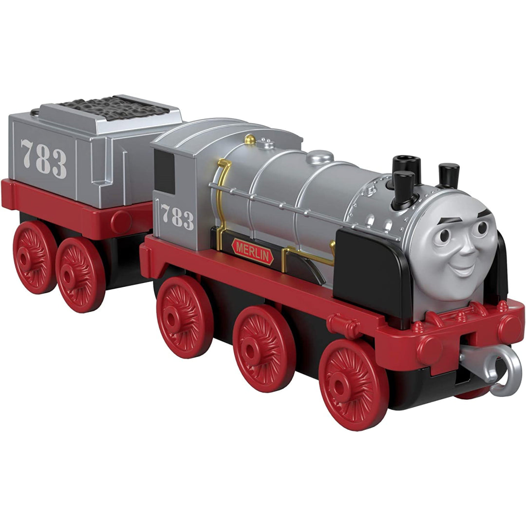 Thomas & Friends Trackmaster Push Along Merlin The Invisible Metal Tra ...