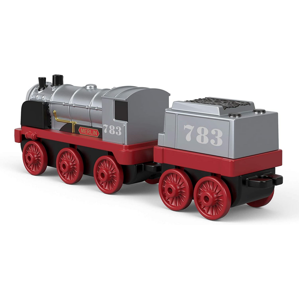 Thomas & Friends Trackmaster Push Along Merlin The Invisible Metal Tra ...