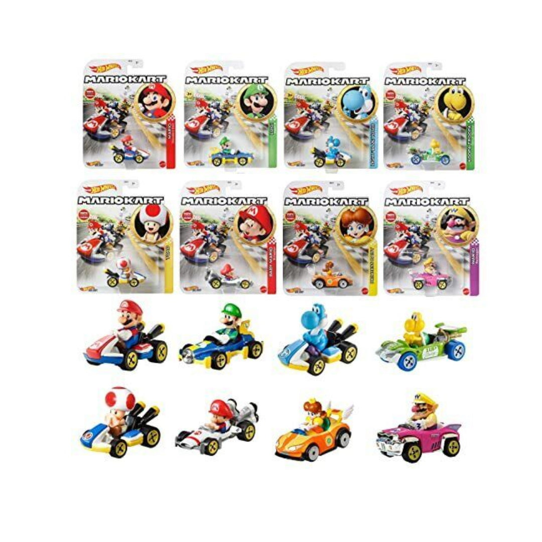 Hot Wheels Mart Kart Set of 8 Character Vehicles Play Set Version 6 – Maqio