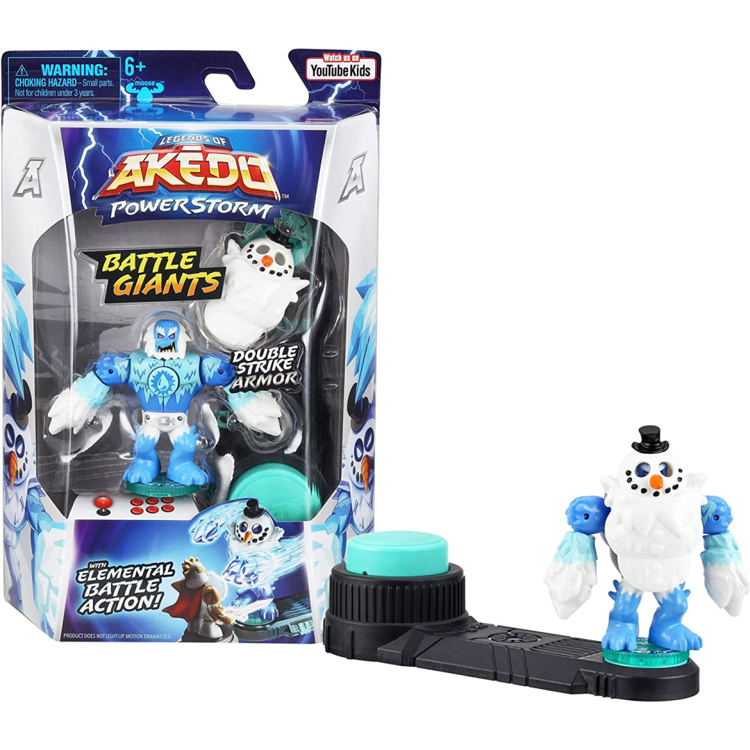 Akedo Power Storm Battle Giants Action Figure Play Set - Snowman – Maqio