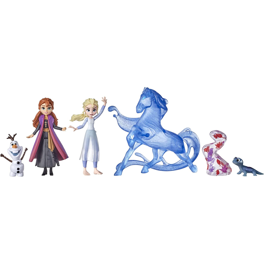Frozen 2 Spirits Of Nature Set with Anna Elsa Bruni Olaf Fire Spirit ...