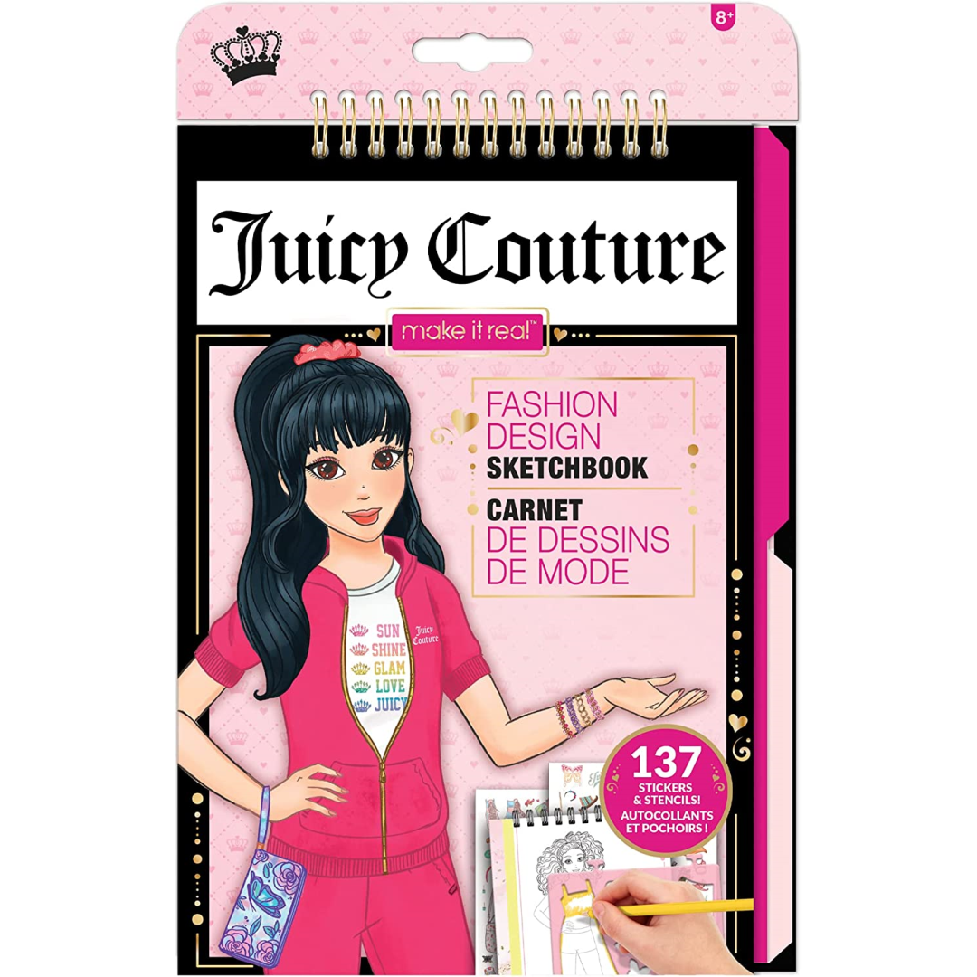 Make It Real Juicy Couture Fashion Design Sketchbook – Maqio