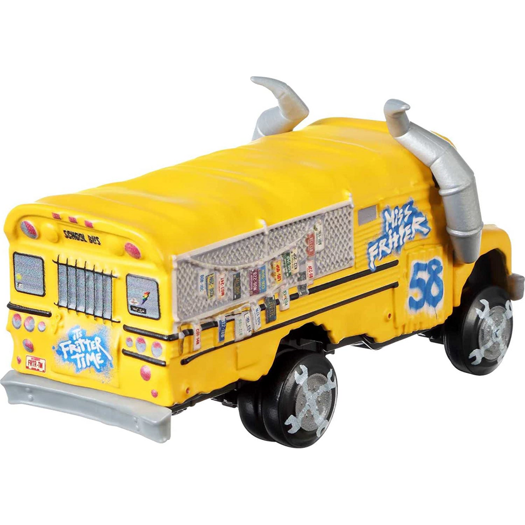 Cars Disney Pixar Yellow Bus Vehicle Toy - Miss Fritter – Maqio